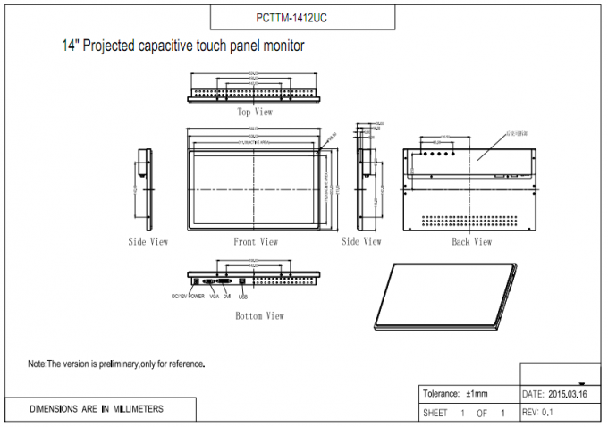 10 Point Touch Capacitive Touch Panel Screen