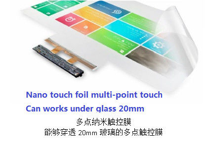 PET Thin Foil Game Touch Screen 30'' Closed NANO For Touching Fields ...