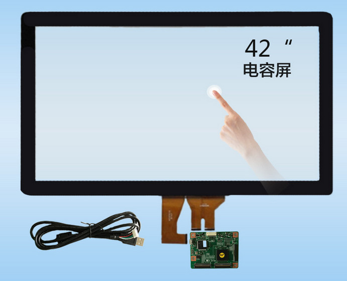 CTP G+FF 42 Inch Projected Capacitive Touch Screen Controller With SHARP IC