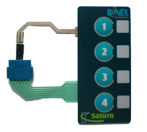 Polyester Embossed Push Button Membrane Switch Touch Panel With Graphic ...